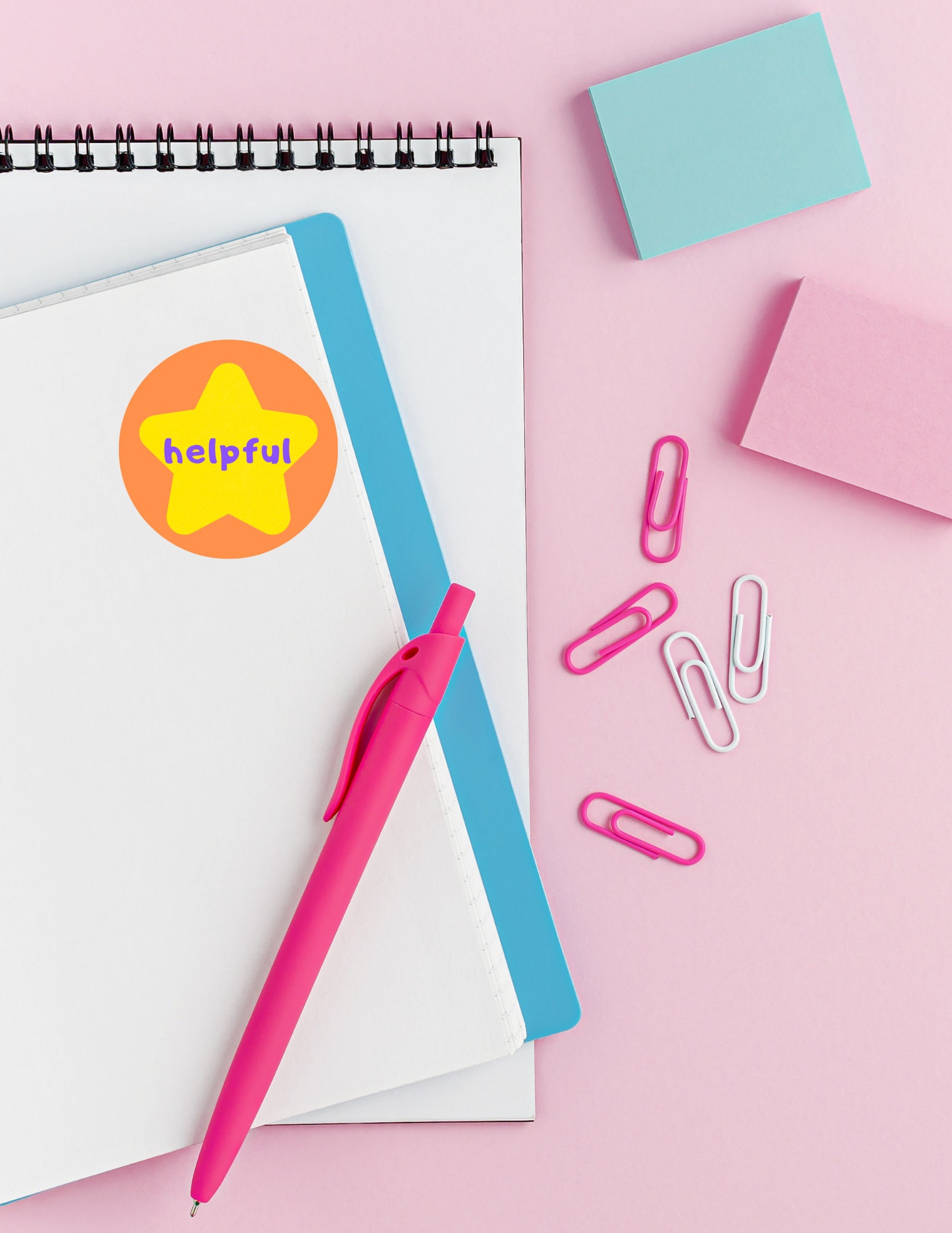 Cute Printable Stickers for Kids About Adjectives- for Primary School ...