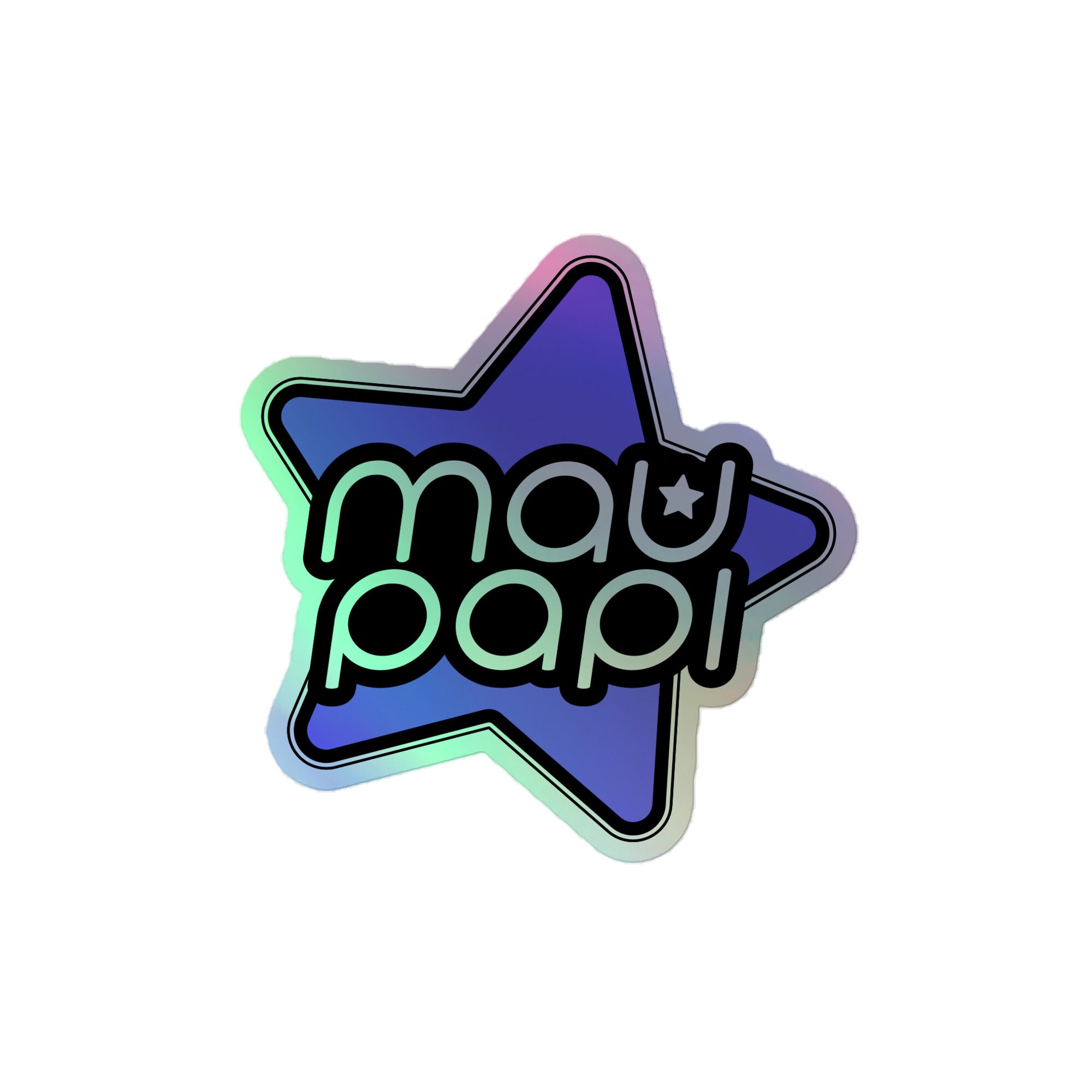 Mau Papi Holographic Sticker Mau P Sticker Mau P DJ - Etsy