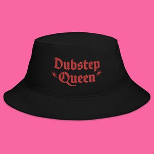 Dubstep Queen Bucket Hat | Headbanger Hat, EDM Festival Bucket Hat ...