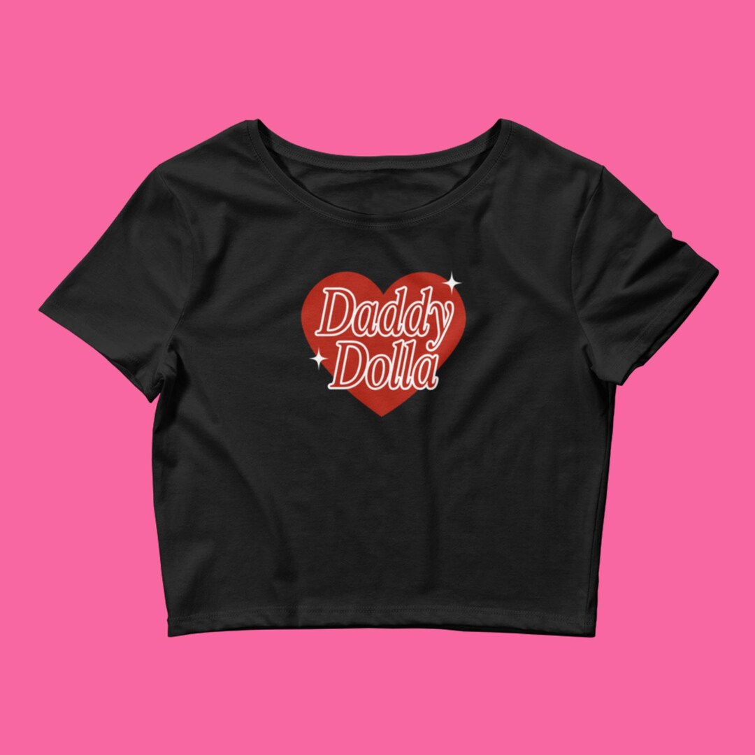 Daddy Dolla Womens Crop Baby Tee Rave Y2k Top, House Music Crop Top ...
