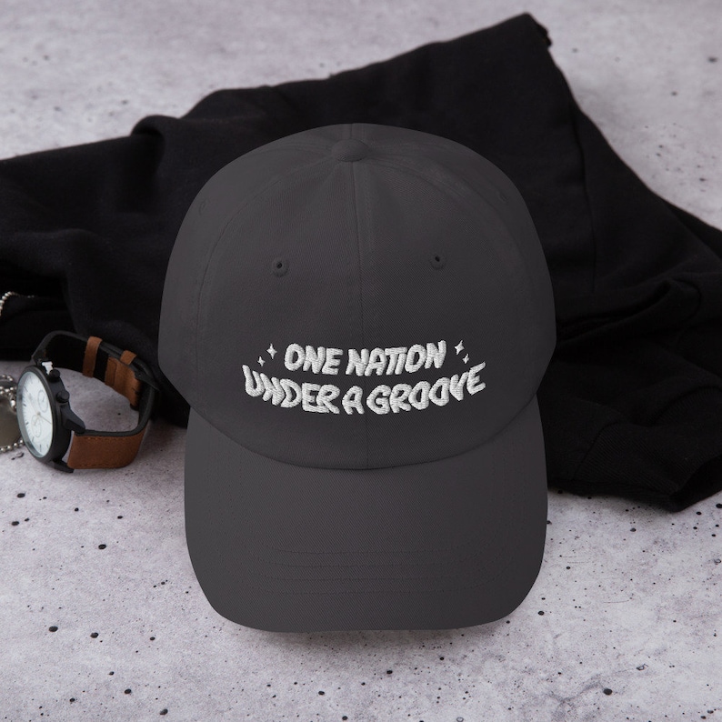 One Nation Under a Groove Dad Hat Music Festival Hat Groovy - Etsy