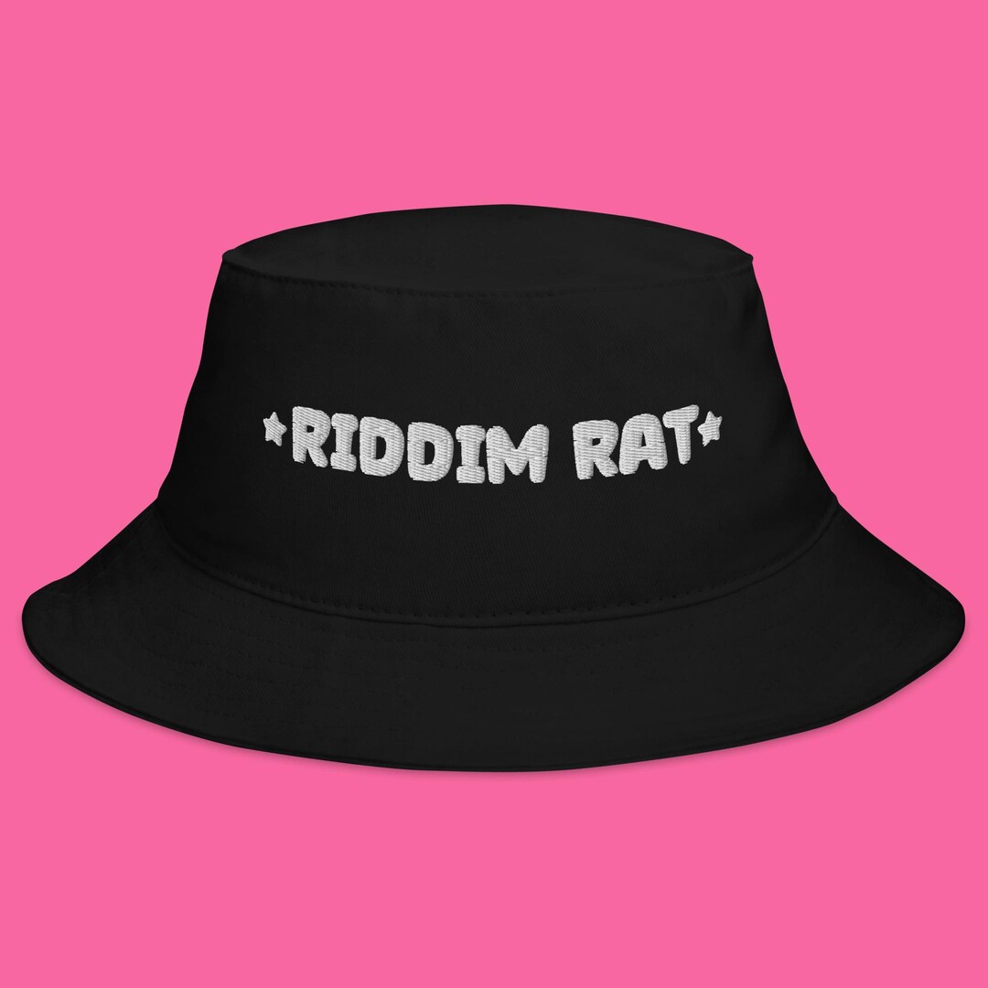 Riddim Rat Bucket Hat | Rave Bucket Hat, Music Festival Bucket Hat, EDM ...