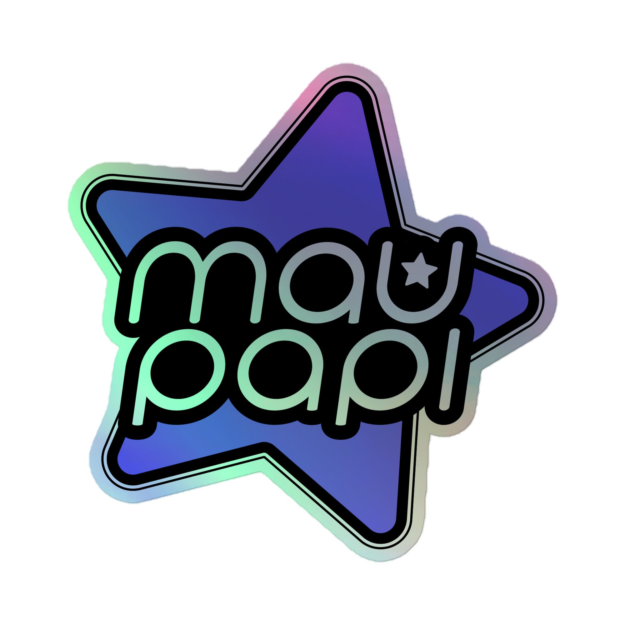 Mau Papi Holographic Sticker Mau P Sticker Mau P DJ - Etsy