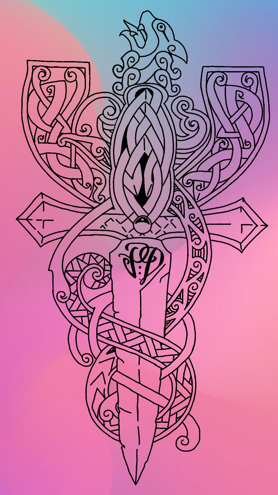 Viking Dagger SVG - Etsy