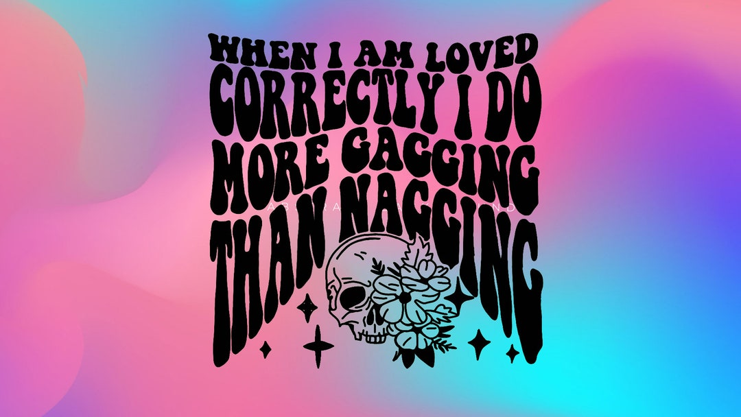 Hoonigan Stickers "More Gagging Less Nagging" Funny Vinyl Window Decal ...