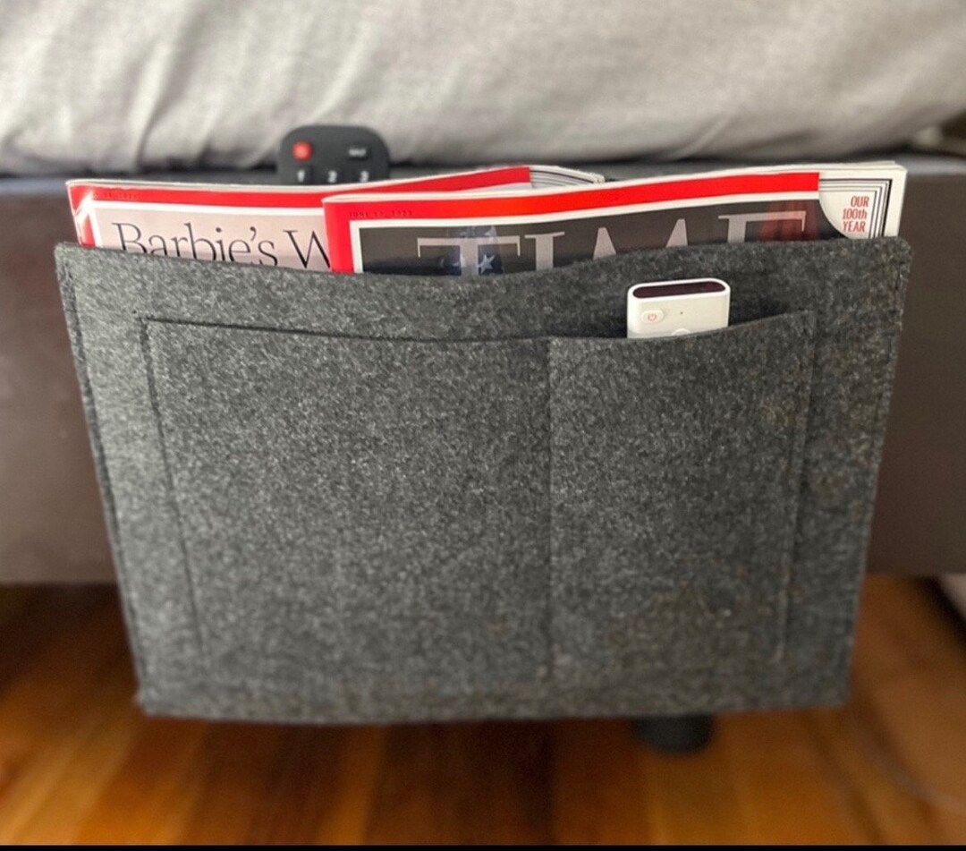 Felt Bedside Organizer, Organizer for Sofa, Magazine/book Holder ...