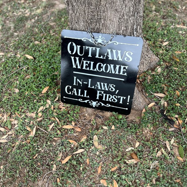 Outlaw Sign - Etsy