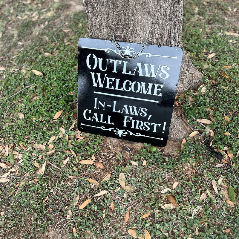 Outlaw Sign - Etsy