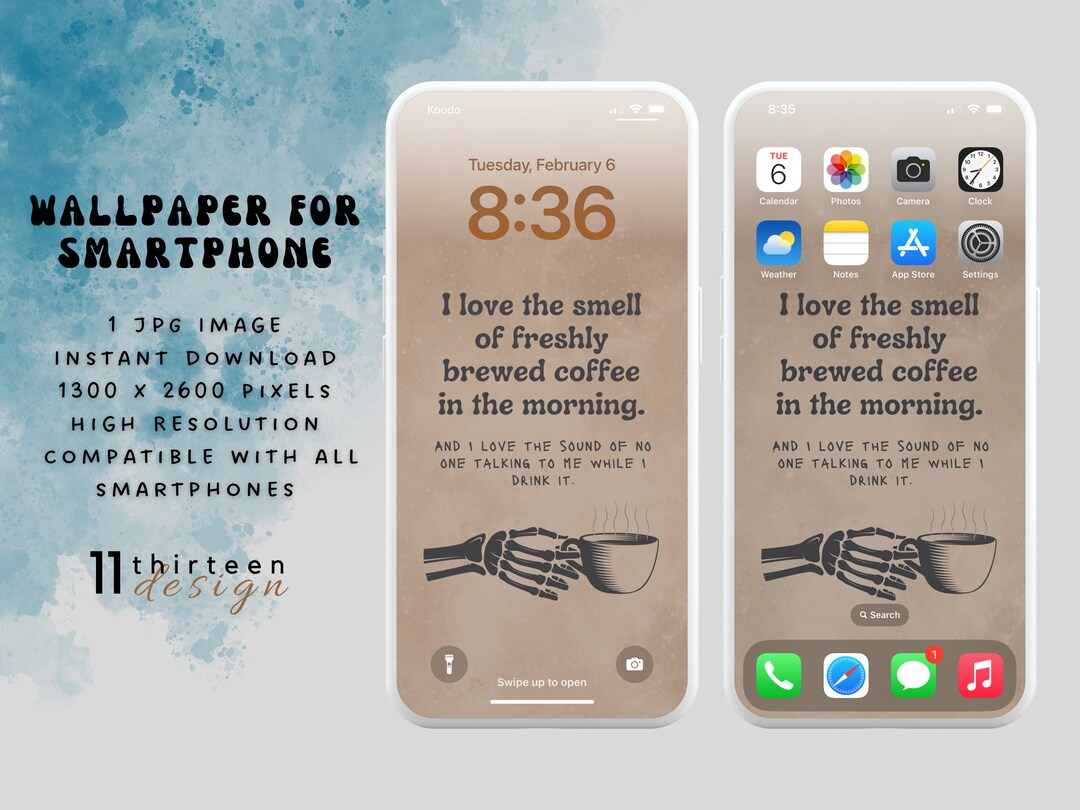 Wallpaper for Smartphone | Phone Wallpaper | Freshly Brewed Coffee ...