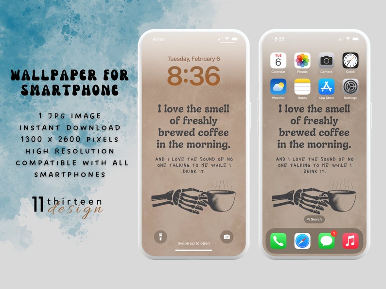 Wallpaper for Smartphone | Phone Wallpaper | Freshly Brewed Coffee ...