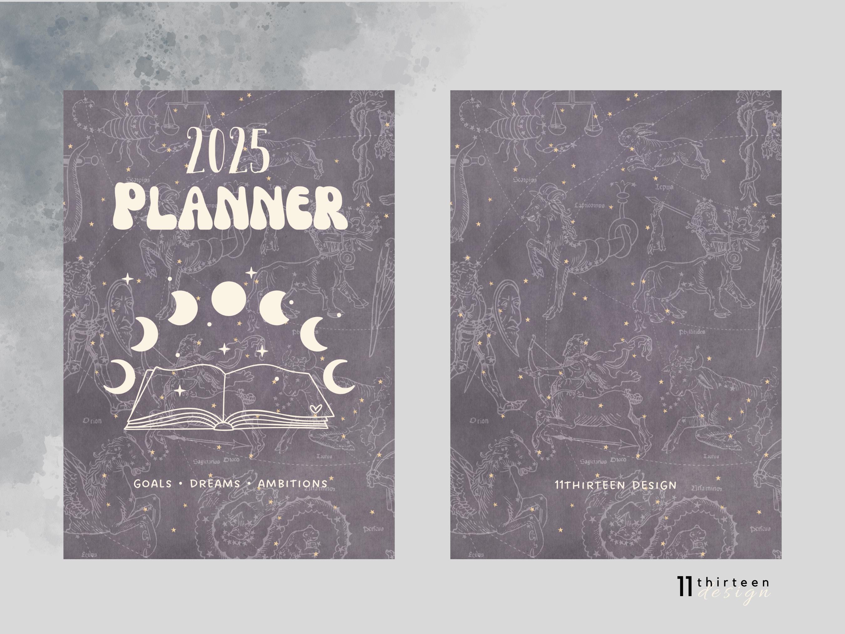 Printable Binder Cover Art | Organization Binder | Yearly Planner ...