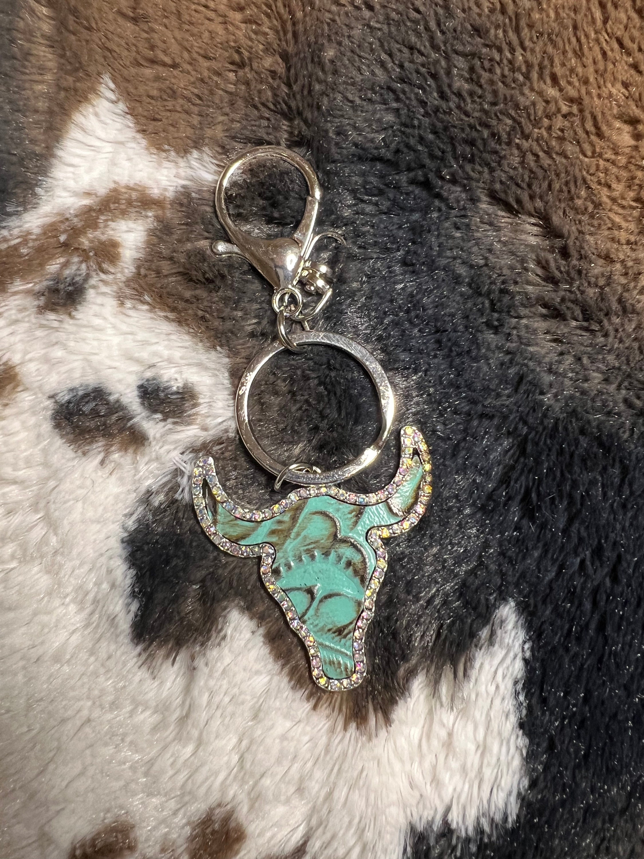 Hand Tooled Leather, Leather, Western, Keychain, Western Leather ...