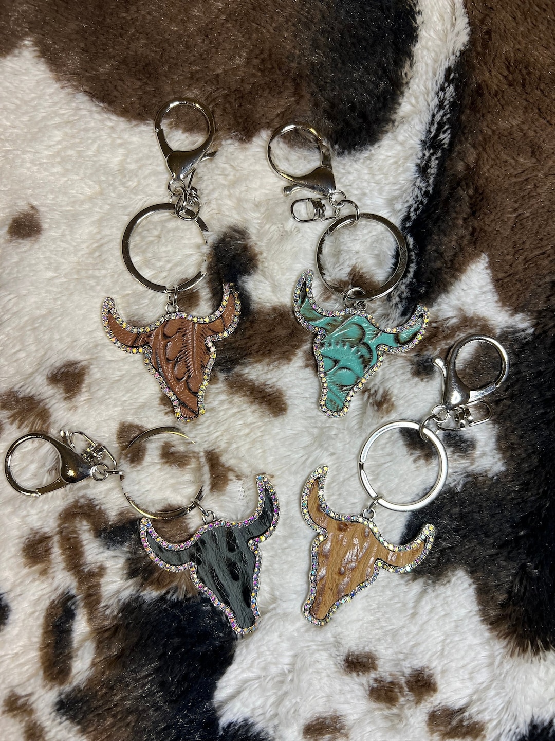 Hand Tooled Leather, Leather, Western, Keychain, Western Leather ...