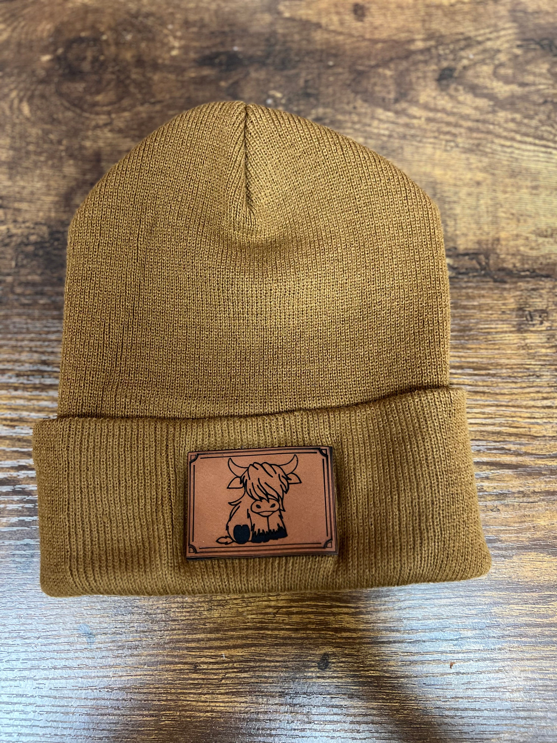 Highland Cow, Cow Print, Beanie - Etsy
