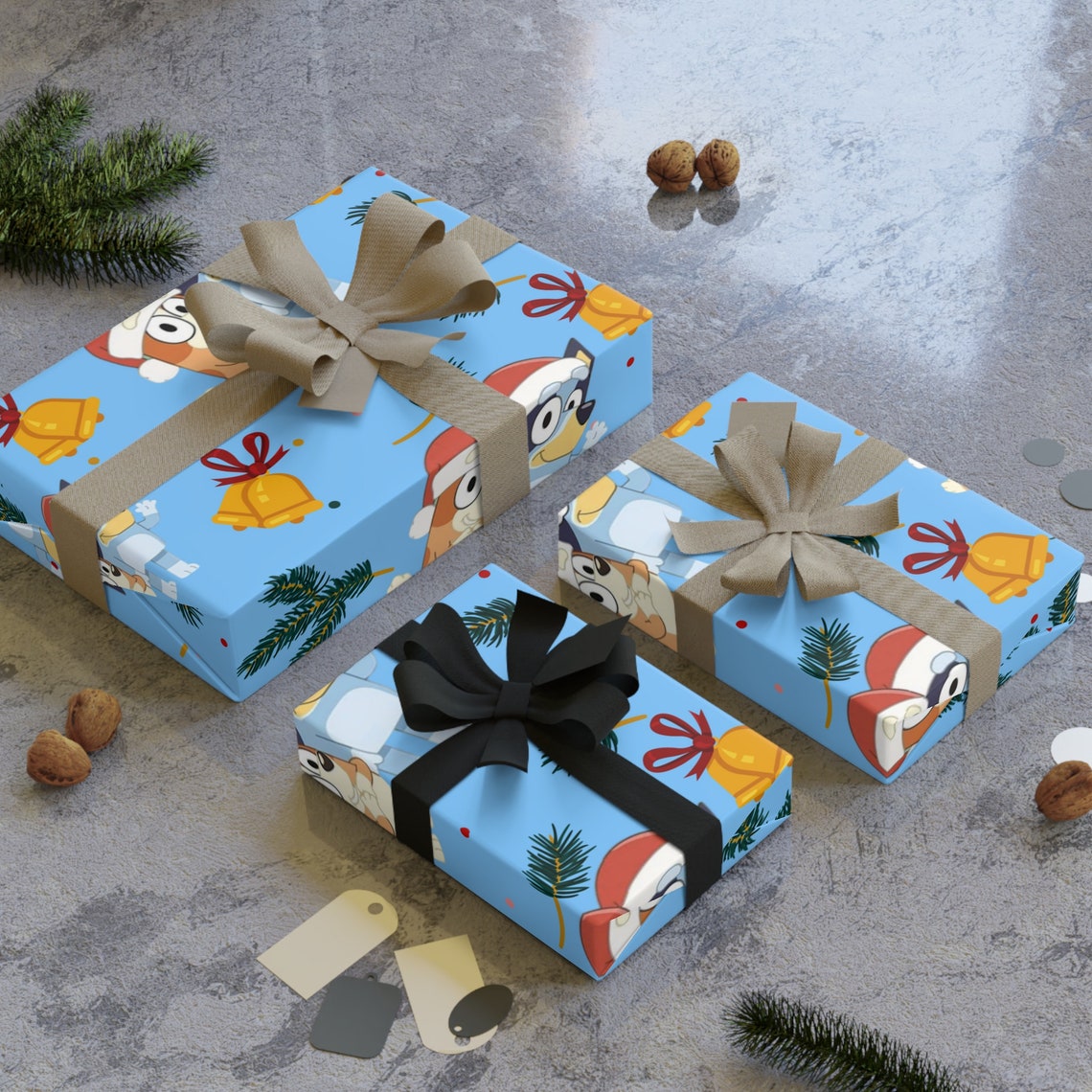 BLUEY Bluey and Bingo Gift Wrapping Paper Rolls, 1pc - Etsy