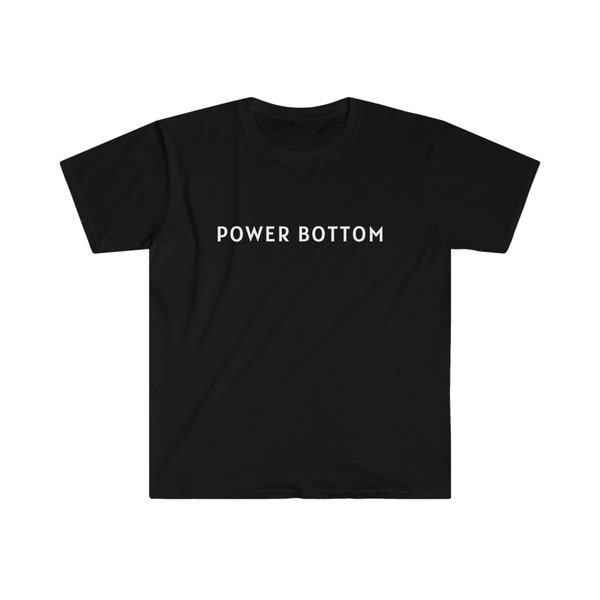 Power Bottom T Shirt - Etsy