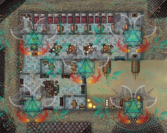 Orc Camp Map for RPG D&D 5E Digital Map - Etsy