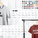 Group of Co-workers | Digital T-shirt Mockup for Office Party | Blank ...
