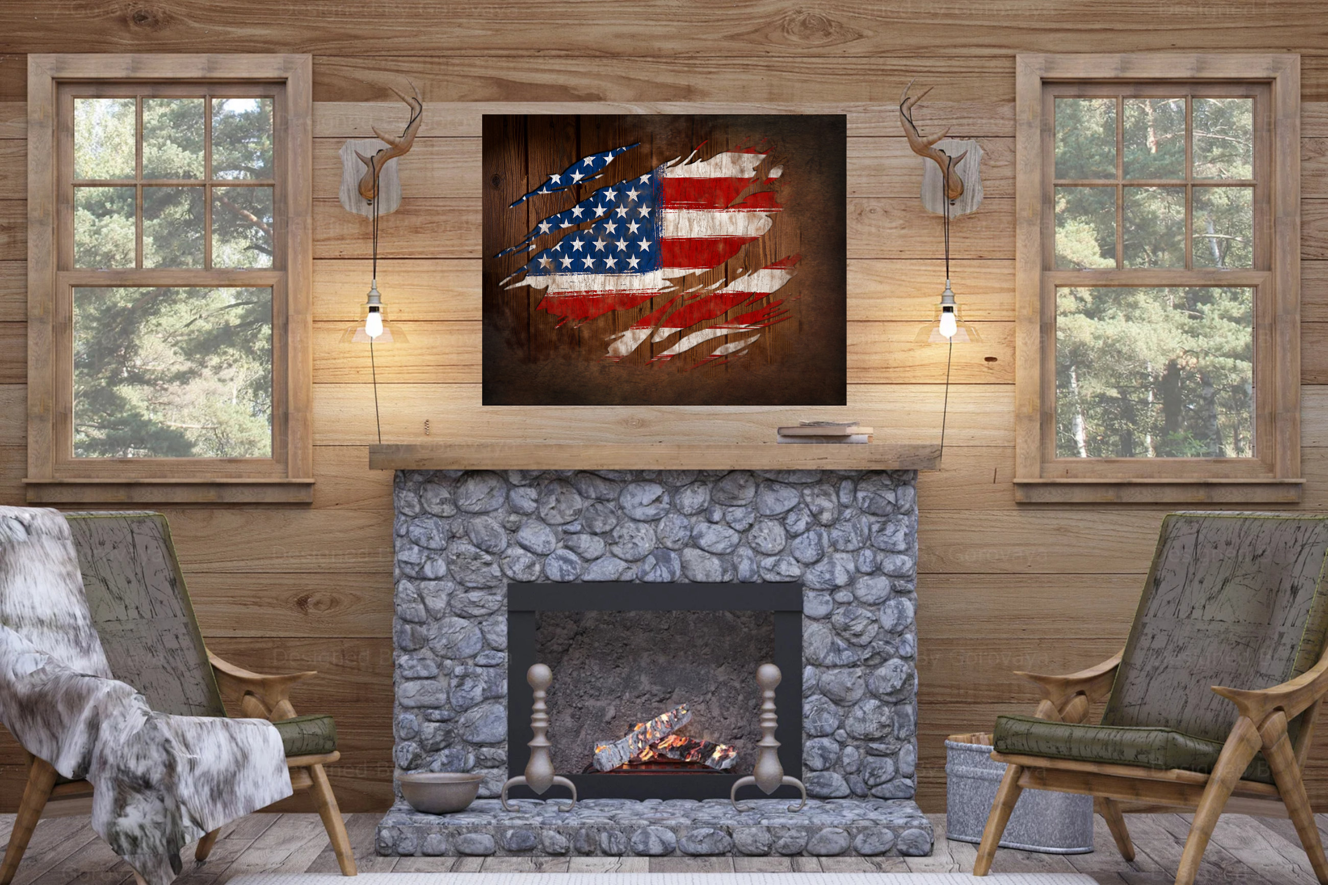 CUSTOM Word ART, Americana Wall Art, FLAG, Trending Home Décor ...