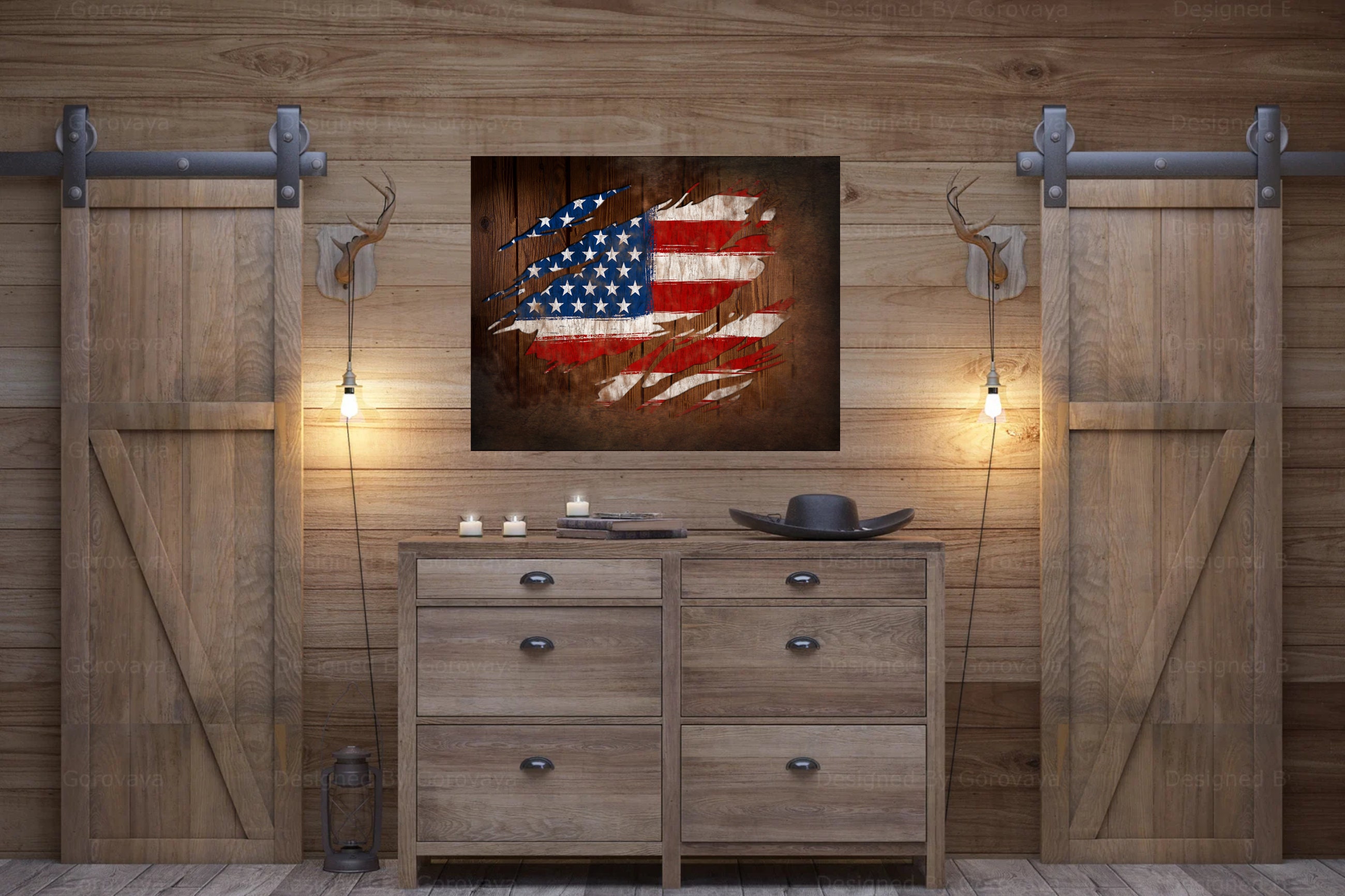 CUSTOM Word ART, Americana Wall Art, FLAG, Trending Home Décor ...