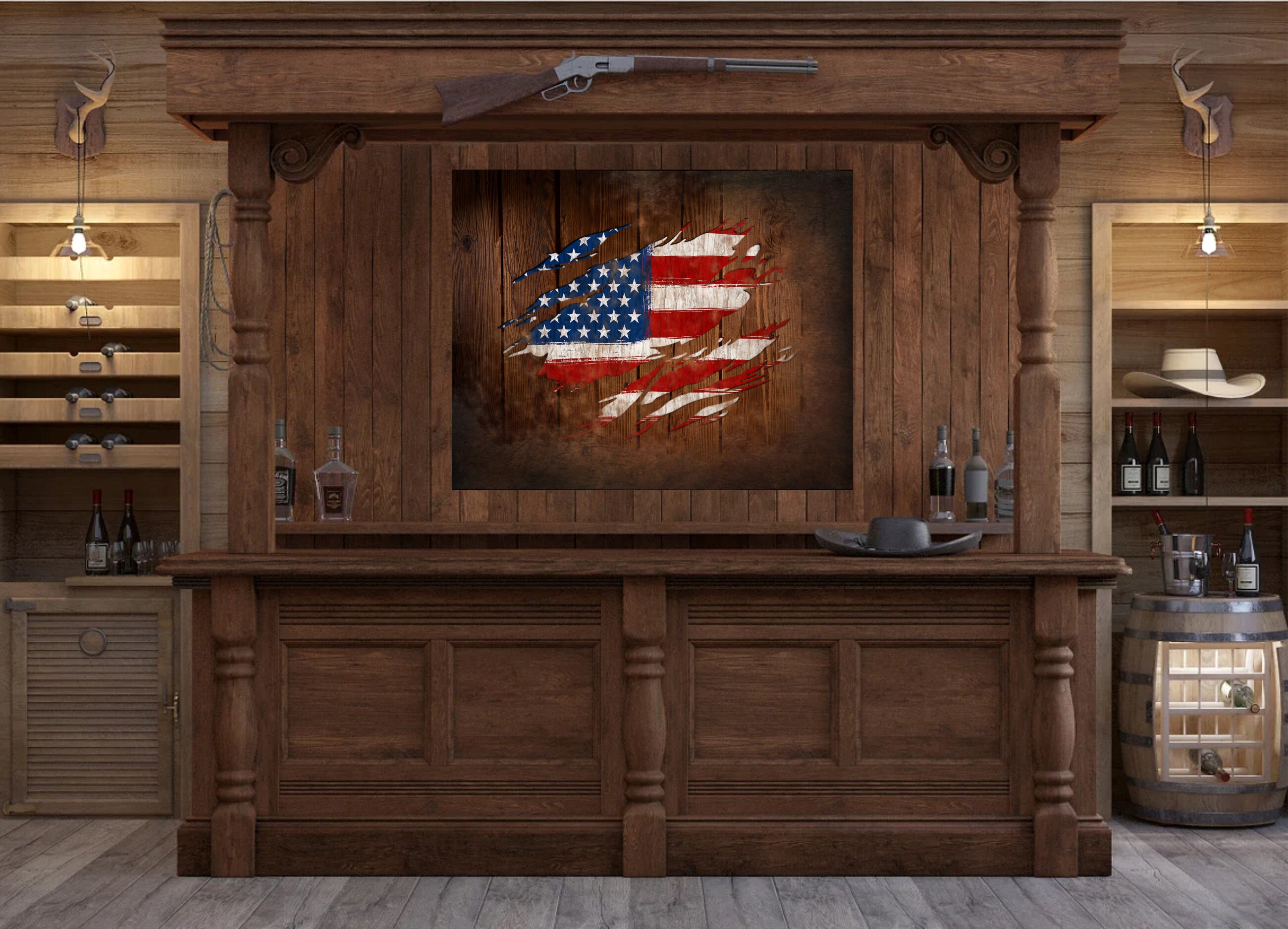 CUSTOM Word ART, Americana Wall Art, FLAG, Trending Home Décor ...