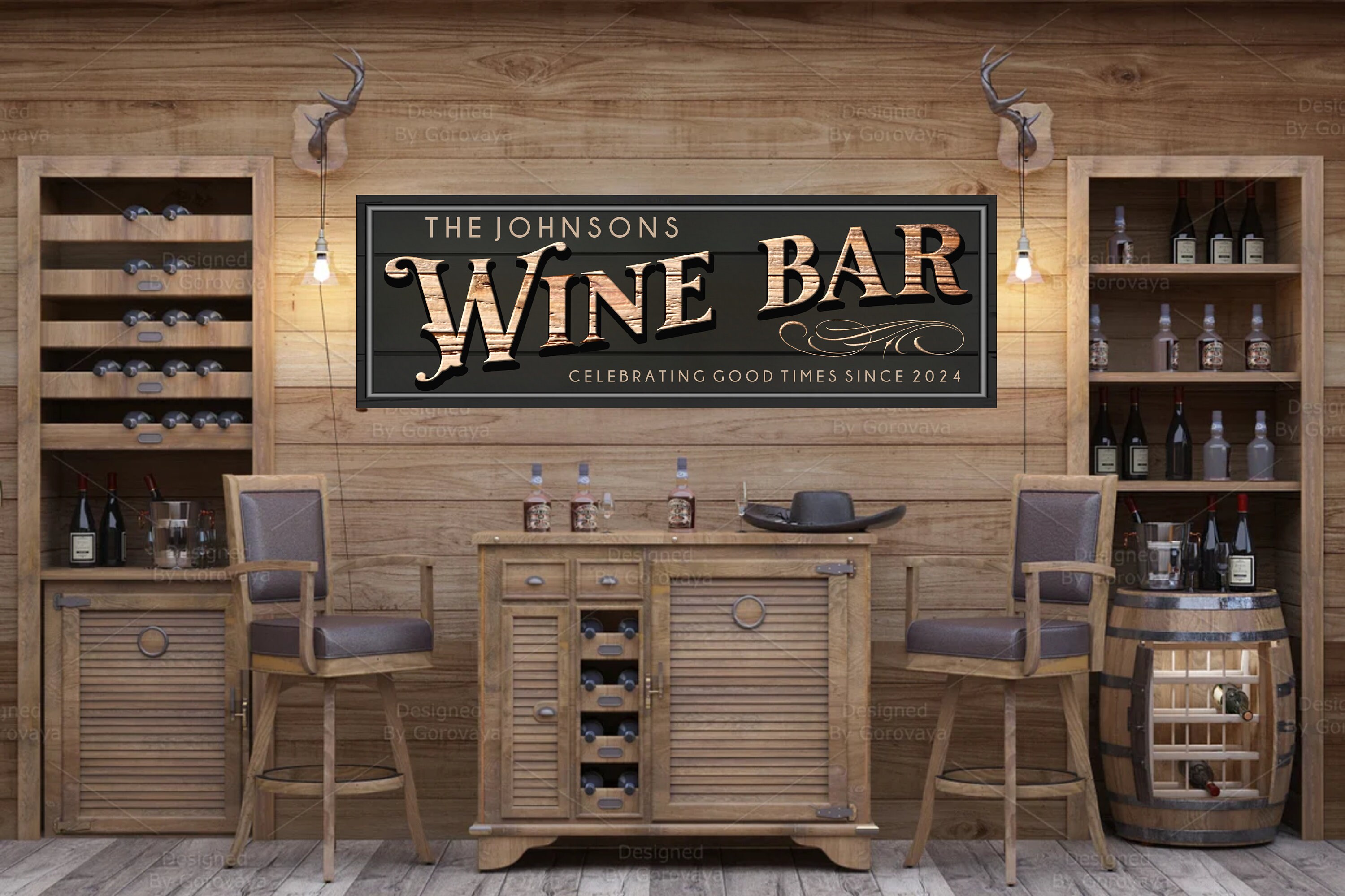 Personalized Sign Canvas Modern Farmhouse Wall Decor Last Name, Pool ...