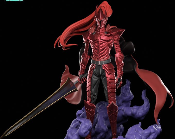 Blood-red Commander Igris (solo Leveling) Figurine (1/12 Scale) - Etsy