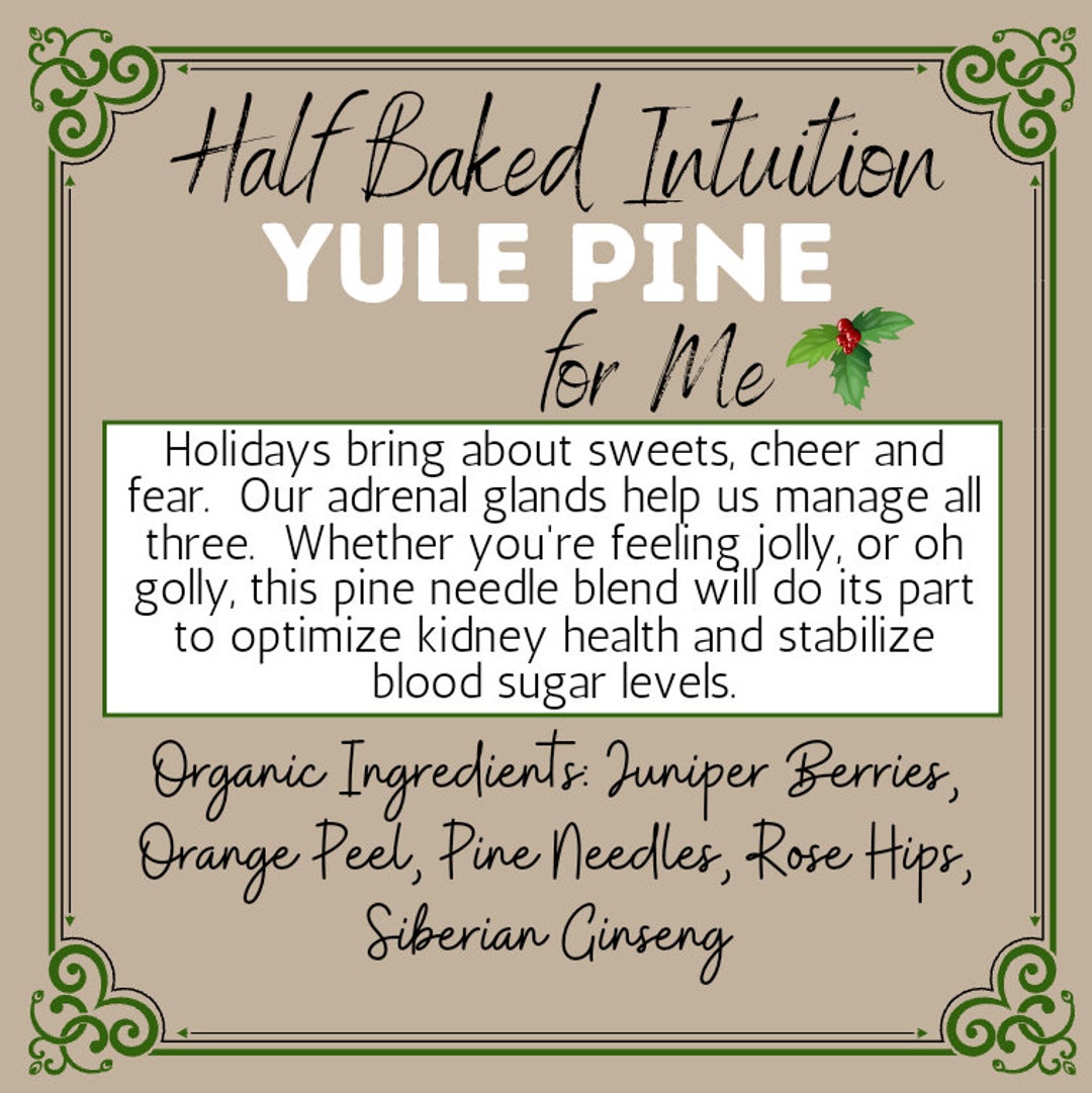 Yule Pine for Me (pine Needle Tea) - Etsy