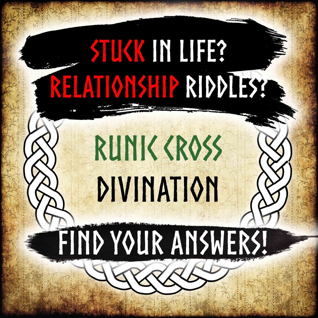 Cross-rune Divination Custom Reading Rune Divination Love ...