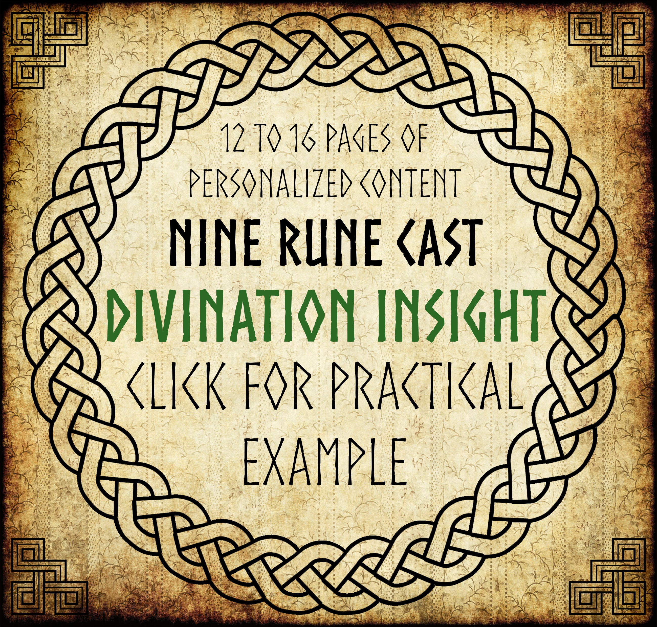 Odin's Nine-rune Grid Divination Custom Reading Rune - Etsy