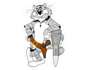 F-14 Tomcat Kiss-cut Vinyl Sticker - Etsy