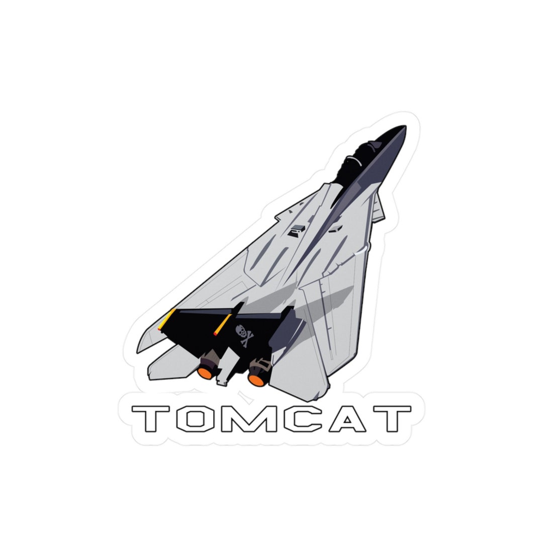 F-14 Tomcat Kiss-cut Vinyl Sticker - Etsy