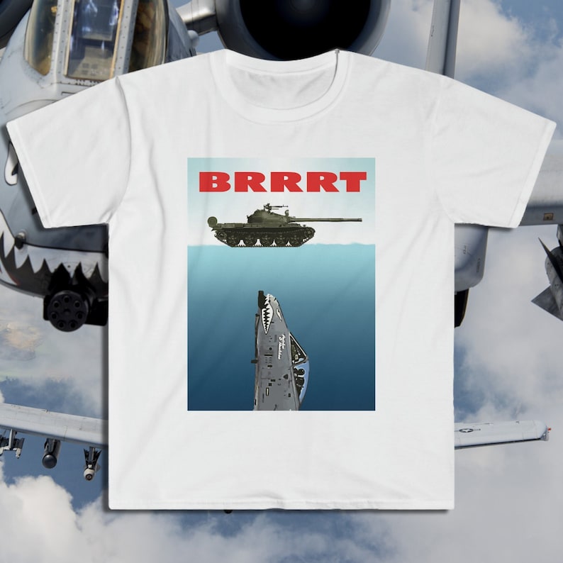 A-10 Warthog Jaws Inspired T-shirt - Etsy
