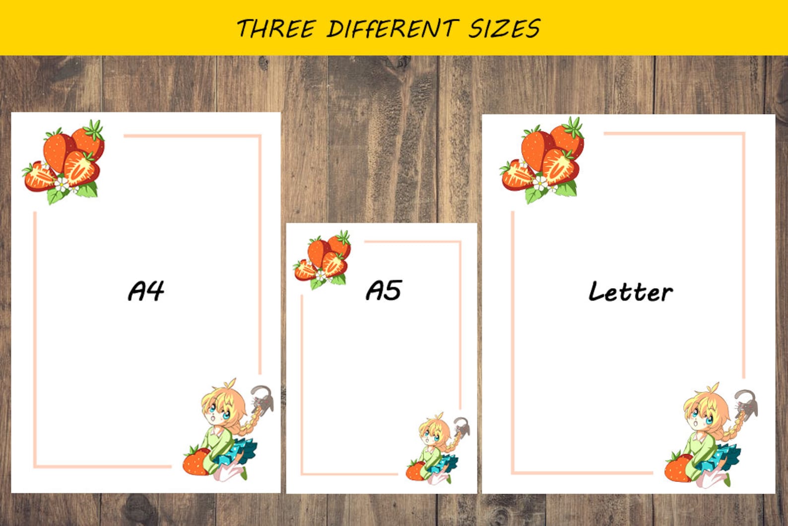 Printable Note Paper, Digital Download - Etsy
