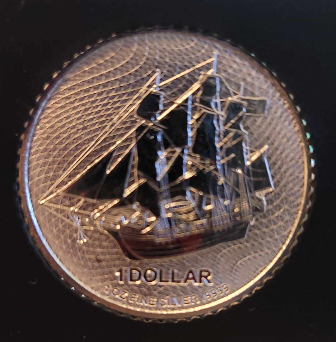2023 Cook Islands HMS Bounty Silver Round - Etsy