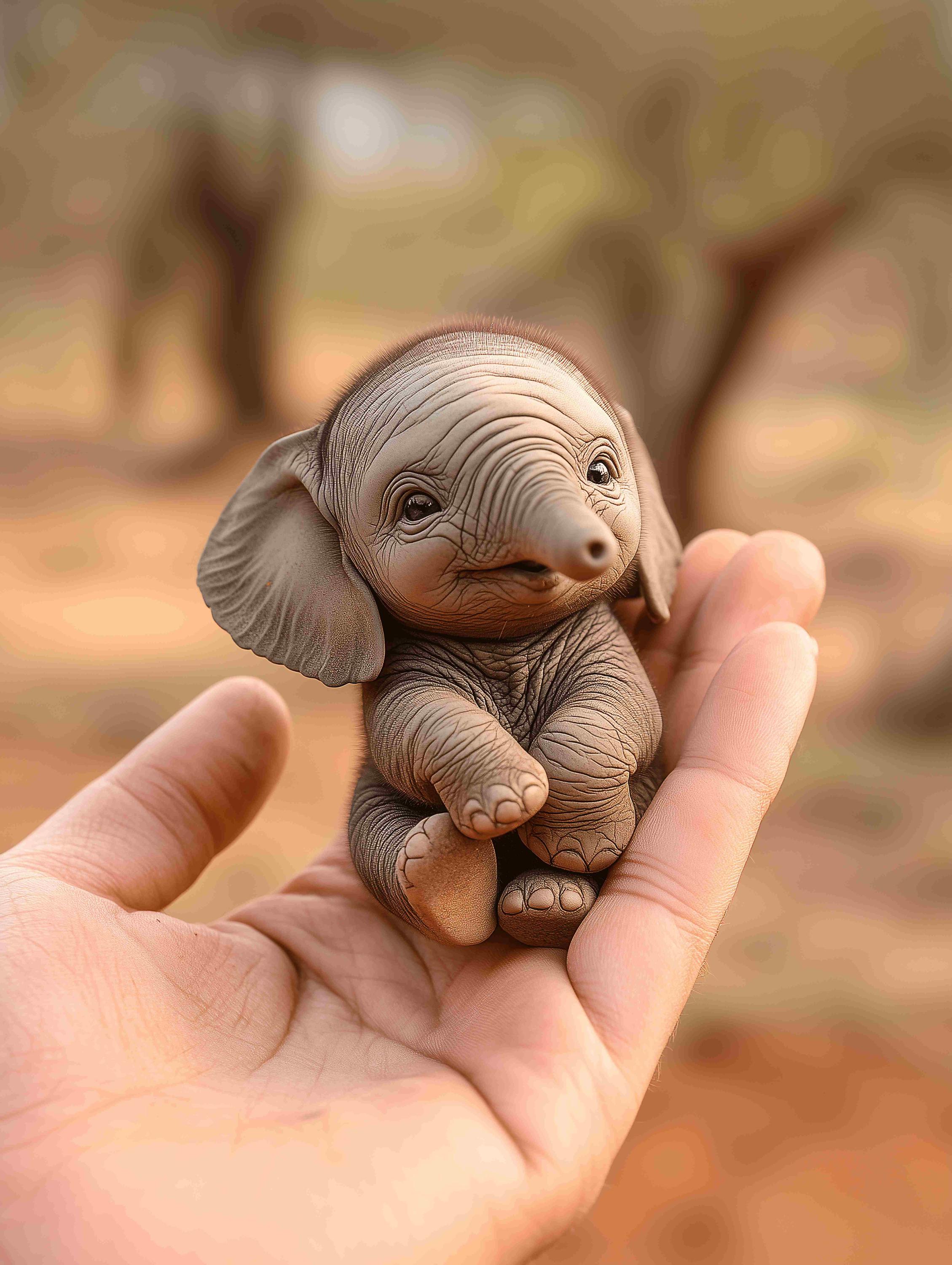 Collection of Tiny Baby Elephants (digital Print) - Etsy