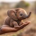 Collection of Tiny Baby Elephants (digital Print) - Etsy
