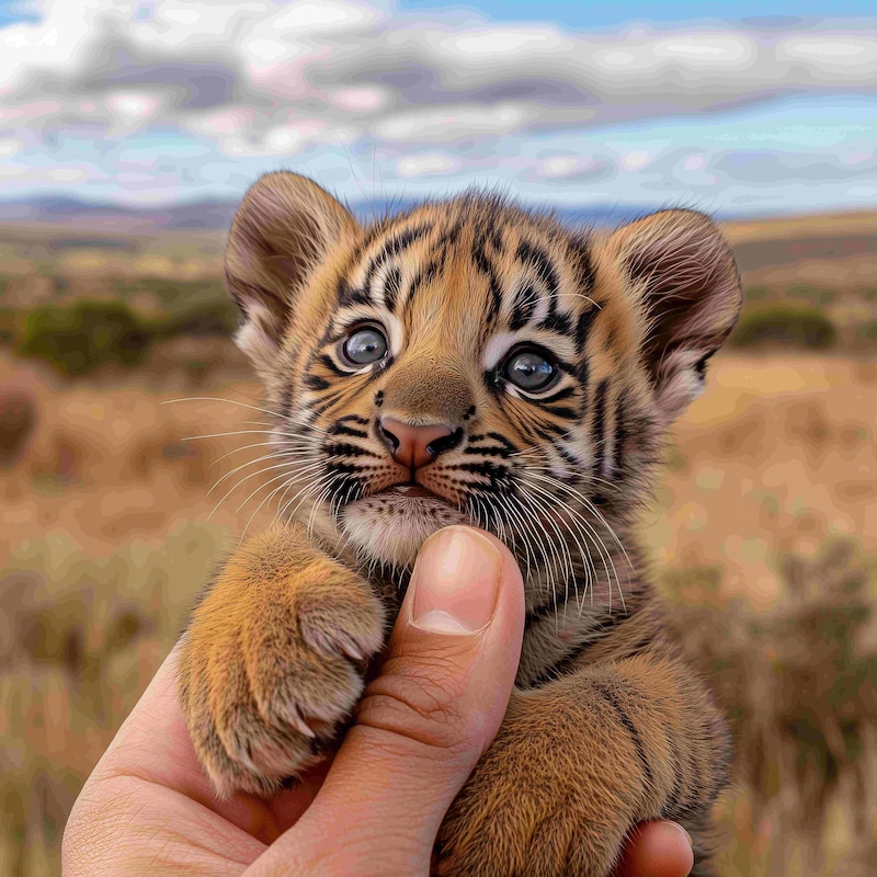 Real Tiger Baby - Etsy