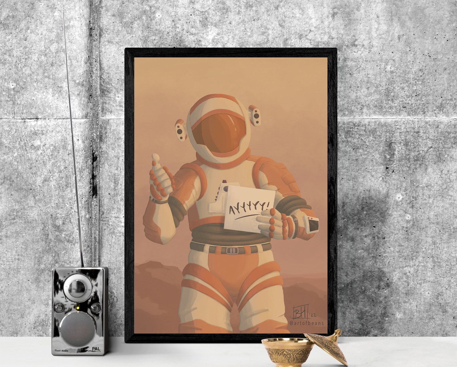 The Fonz | the Martian | Art Print - Etsy