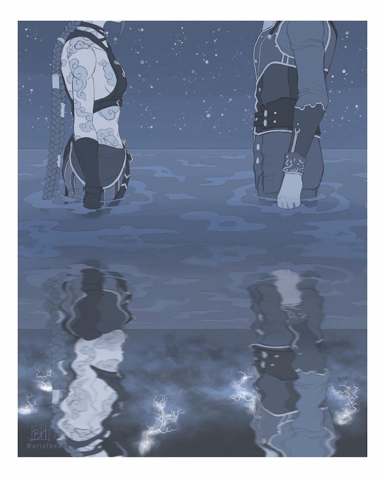 Silco & Jinx: Baptism | Arcane | Art Print - Etsy