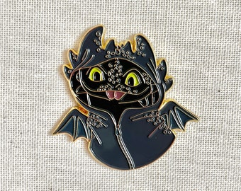 How to Train Your Dragon TOOTHLESS Enamel Pin Cute Pins Button ...