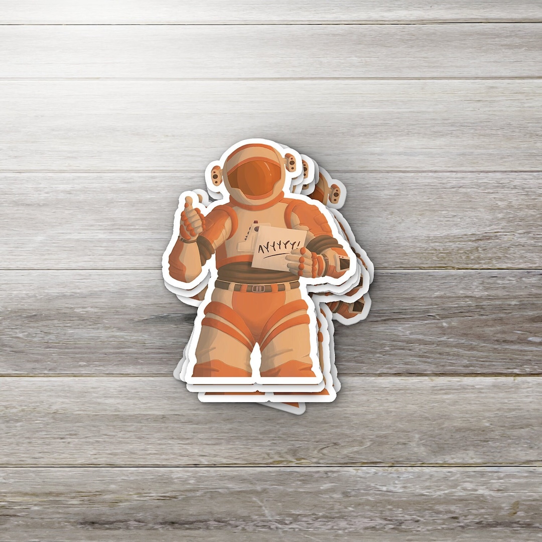 The Fonz | the Martian | 3.5" Vinyl Sticker - Etsy