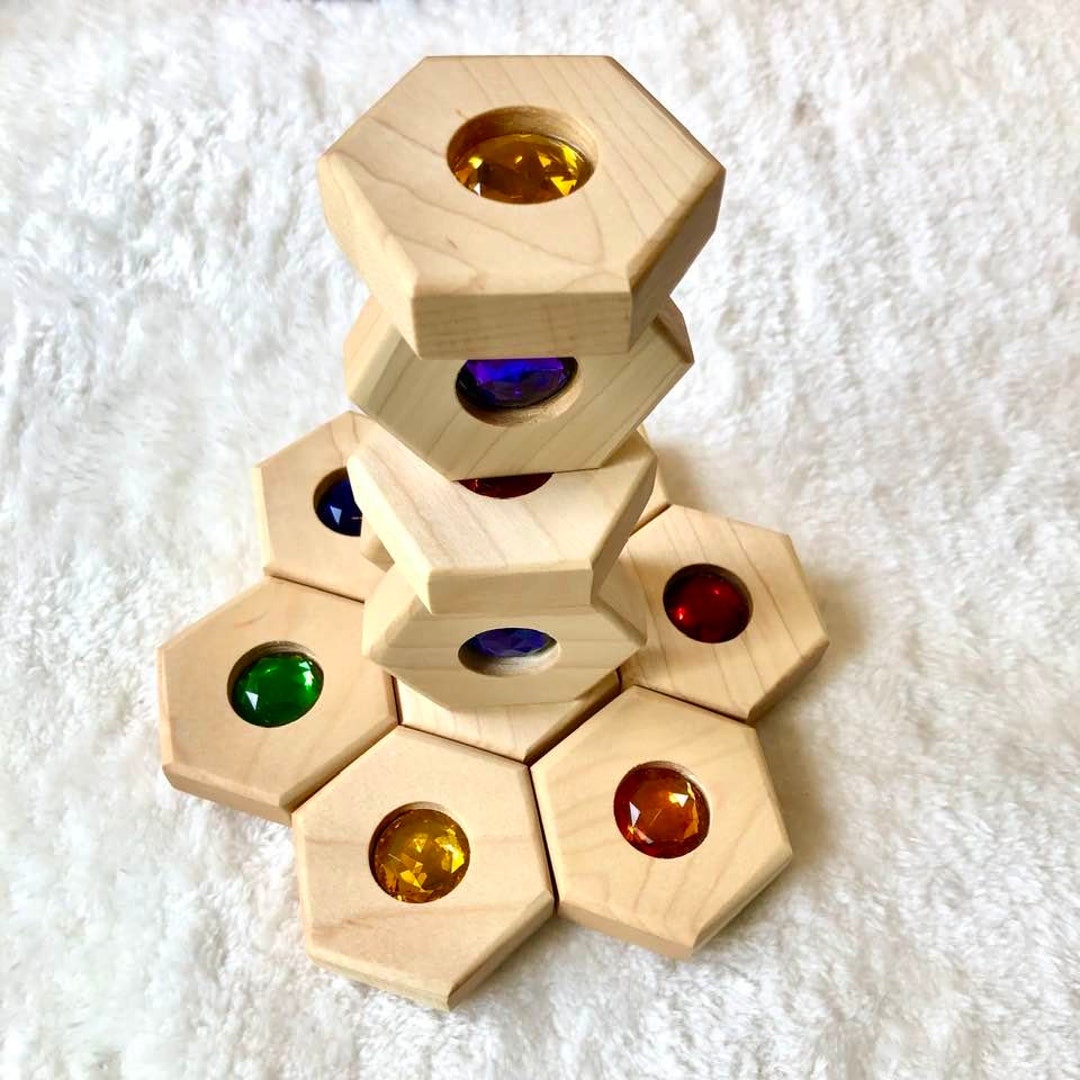 Six Colour Hexagon Memory Set / Colour Recognition / Memory Match Game ...