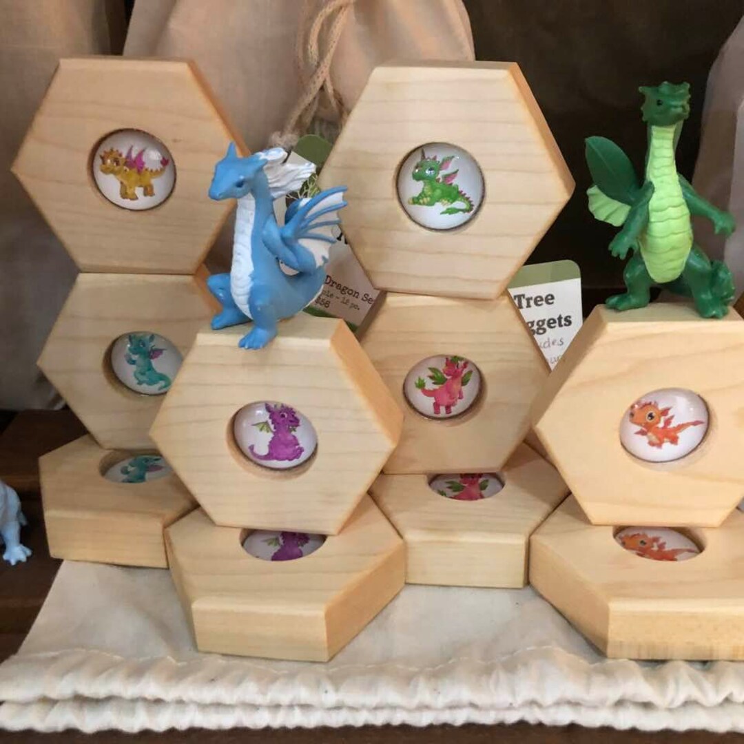 Hexagon Memory Dragon Set / Colour Match / Memory Match / Building ...