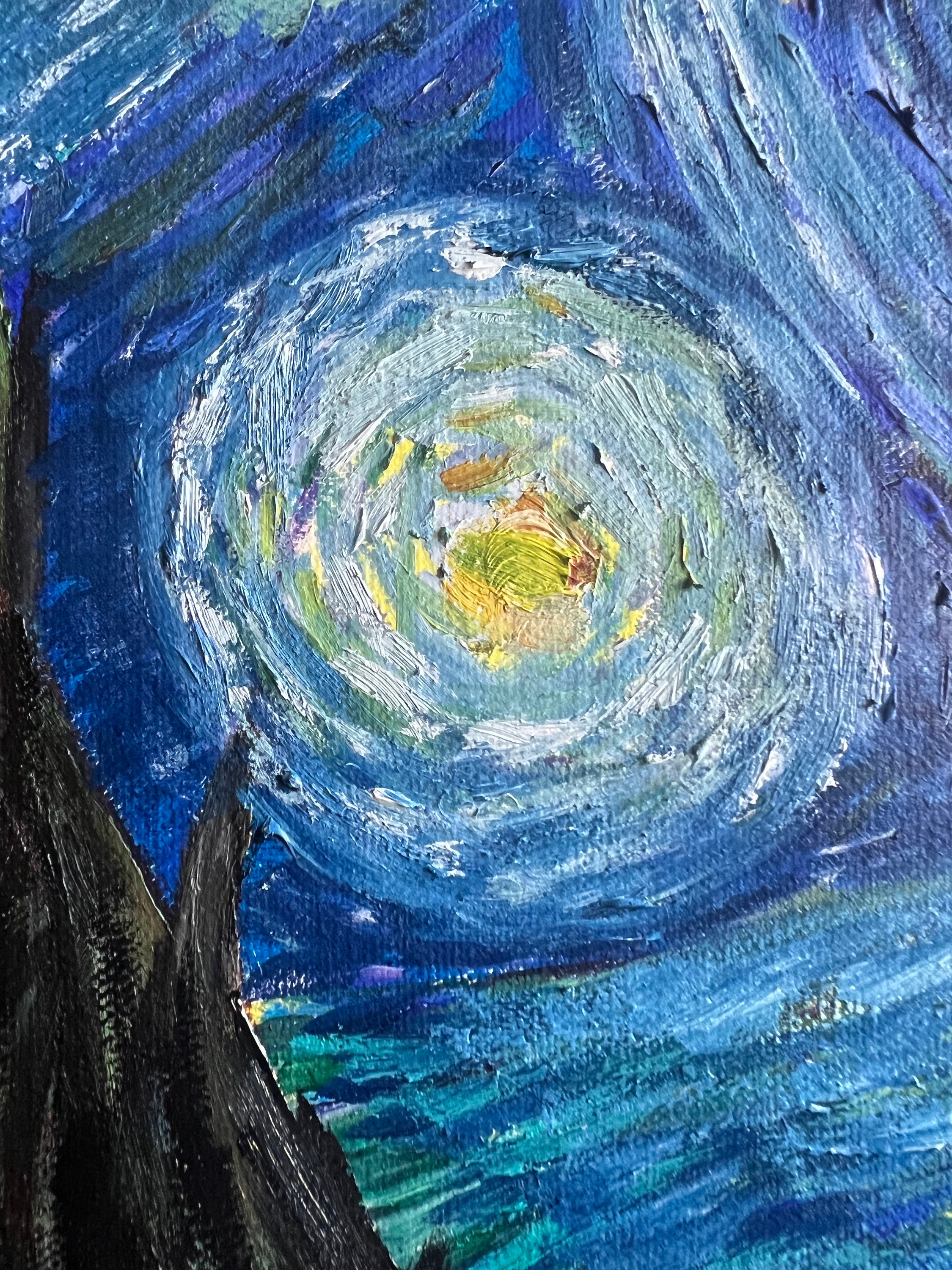 Van Gogh Starry Night Reproduction - Etsy
