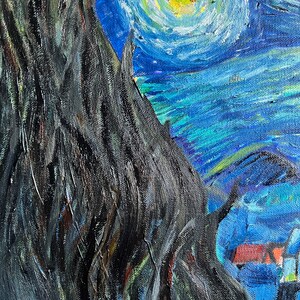 Van Gogh Starry Night Reproduction - Etsy