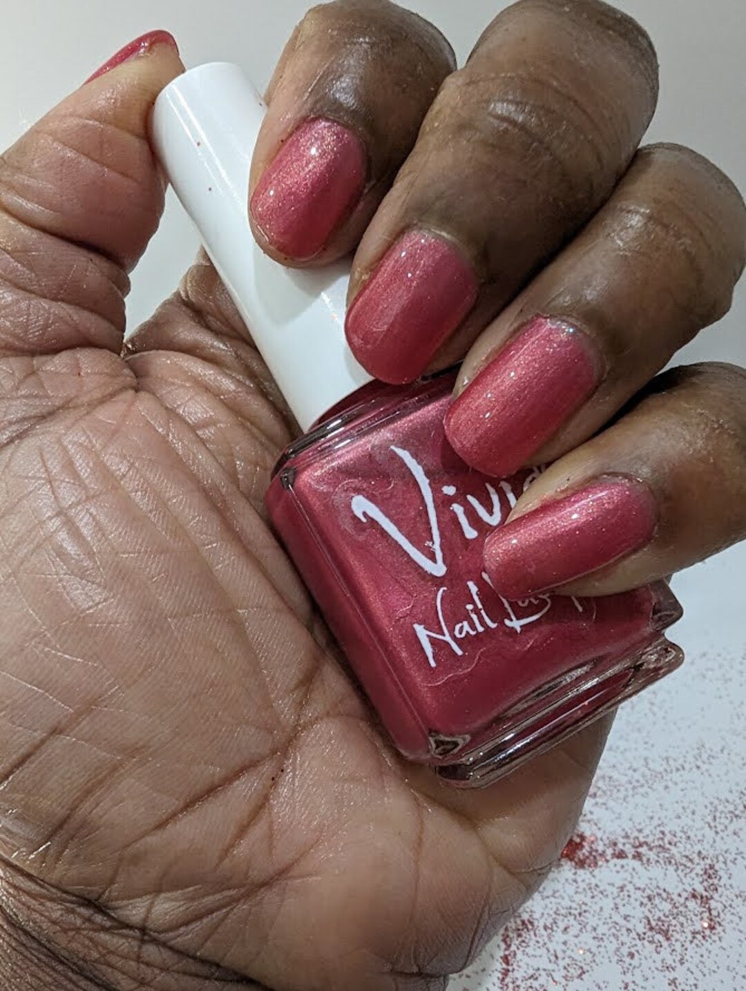 Red Indie Nail Polish- Roses - Etsy