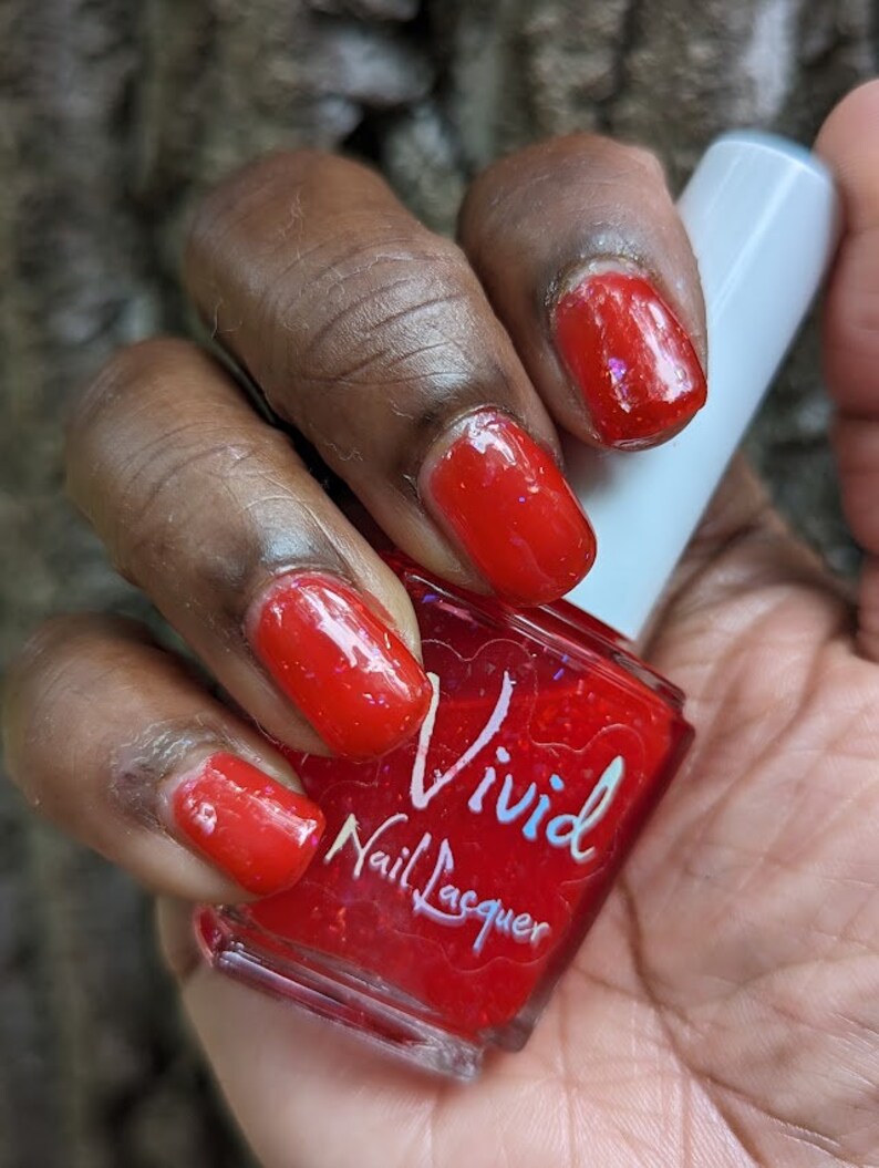 Red Jelly Nail Polish- Cherry - Etsy