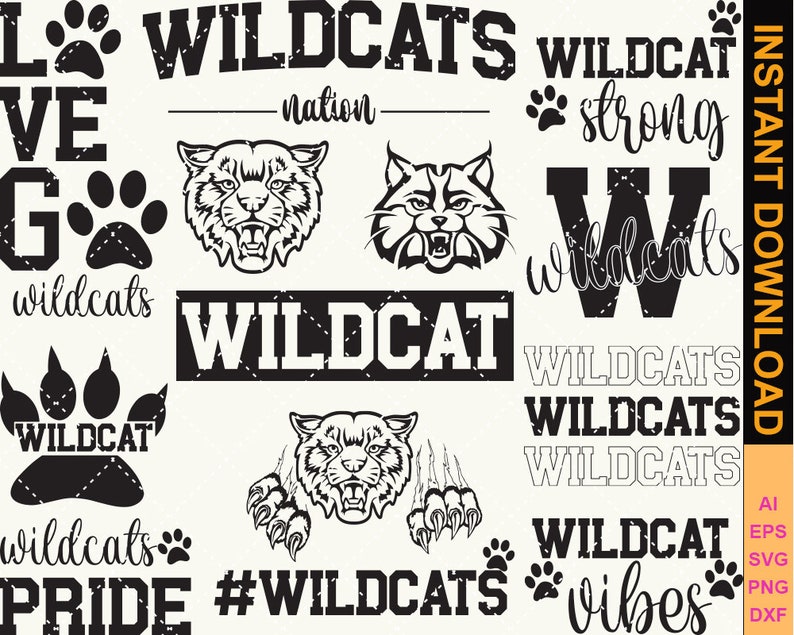 Wildcats Svg Wildcats Png, Svg Files for Cricut, Wildcats Shirt ...