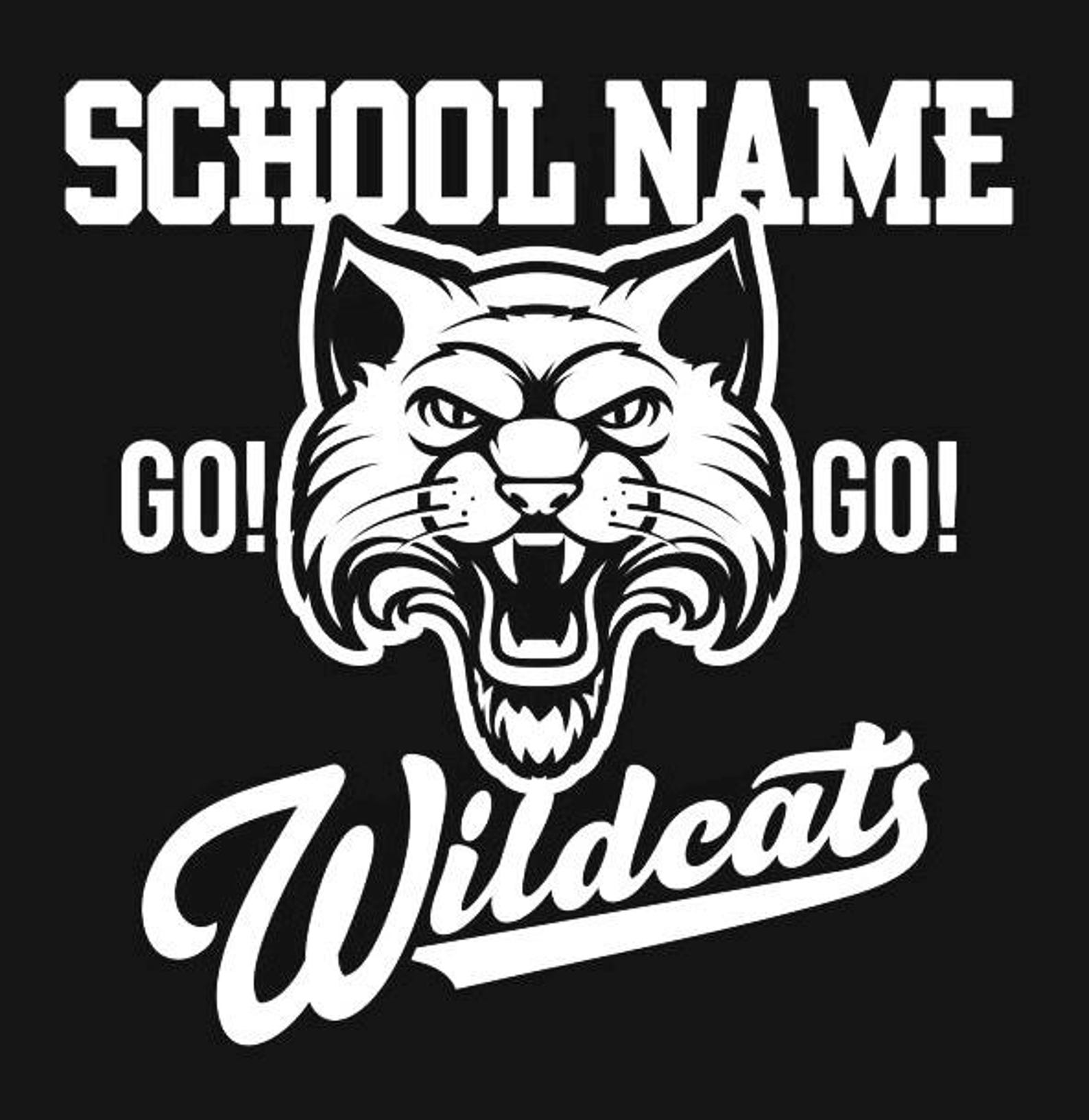 Wildcat INSTANT DOWNLOAD Vector Eps, Dxf, Svg Png Mascot Shirt Svg ...